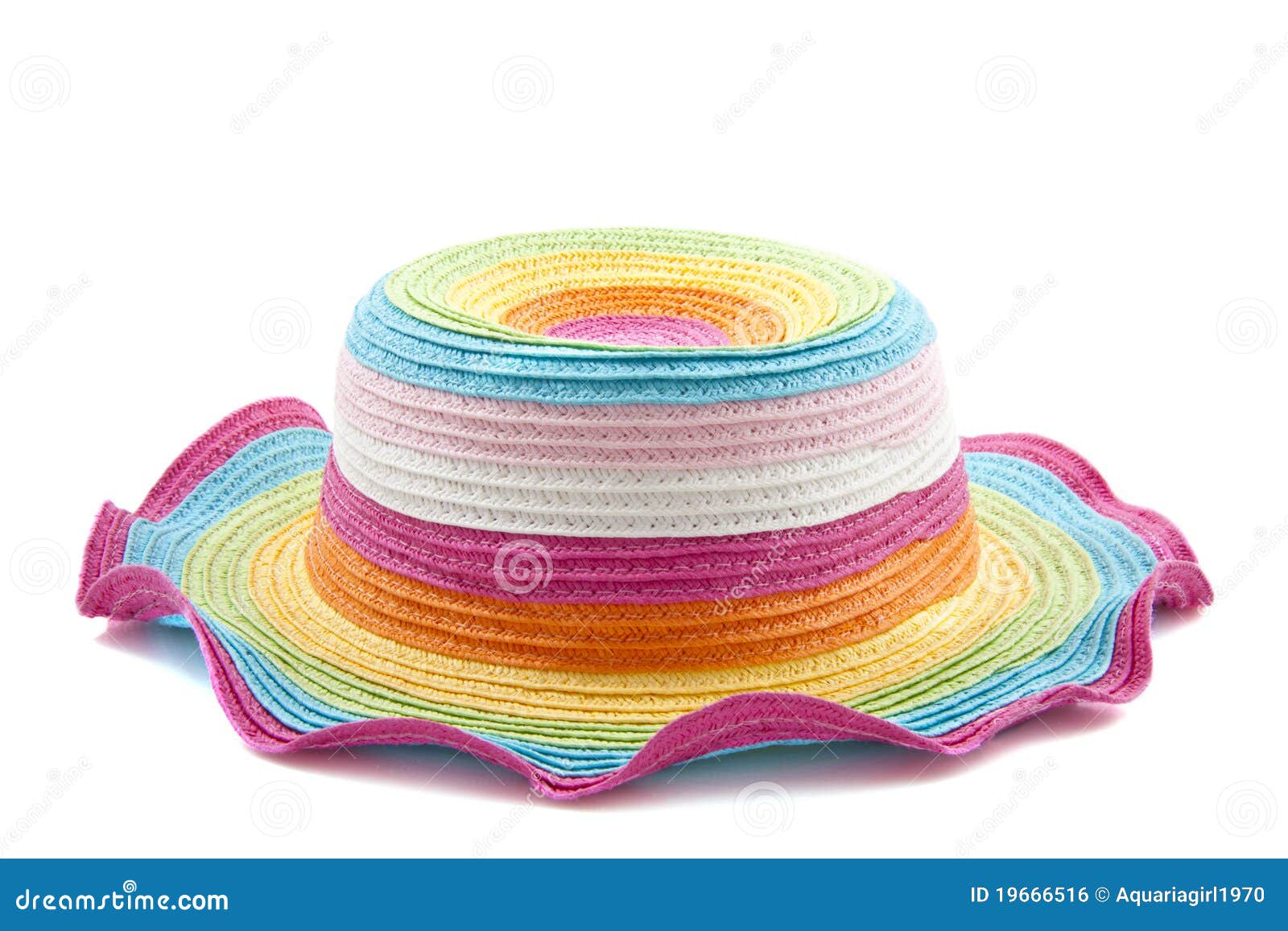 Rainbow hat stock photo. Image of party, colors, fashion - 19666516