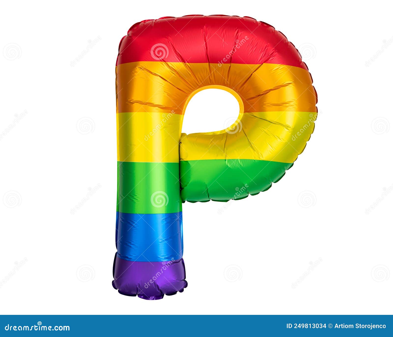 Rainbow Helium Balloon Letter P Rainbow Flag Symbol Gays And Lesbians