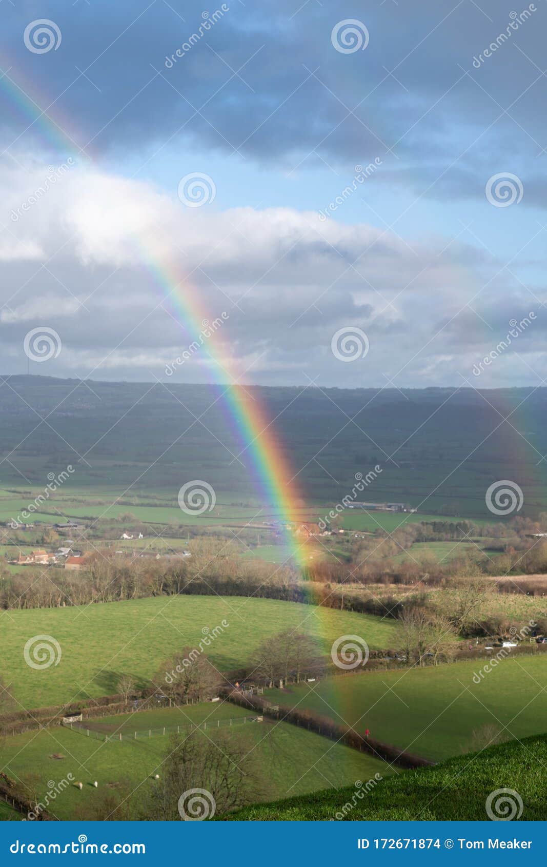Rainbow stock photo. Image of colour, horizon, natural - 172671874