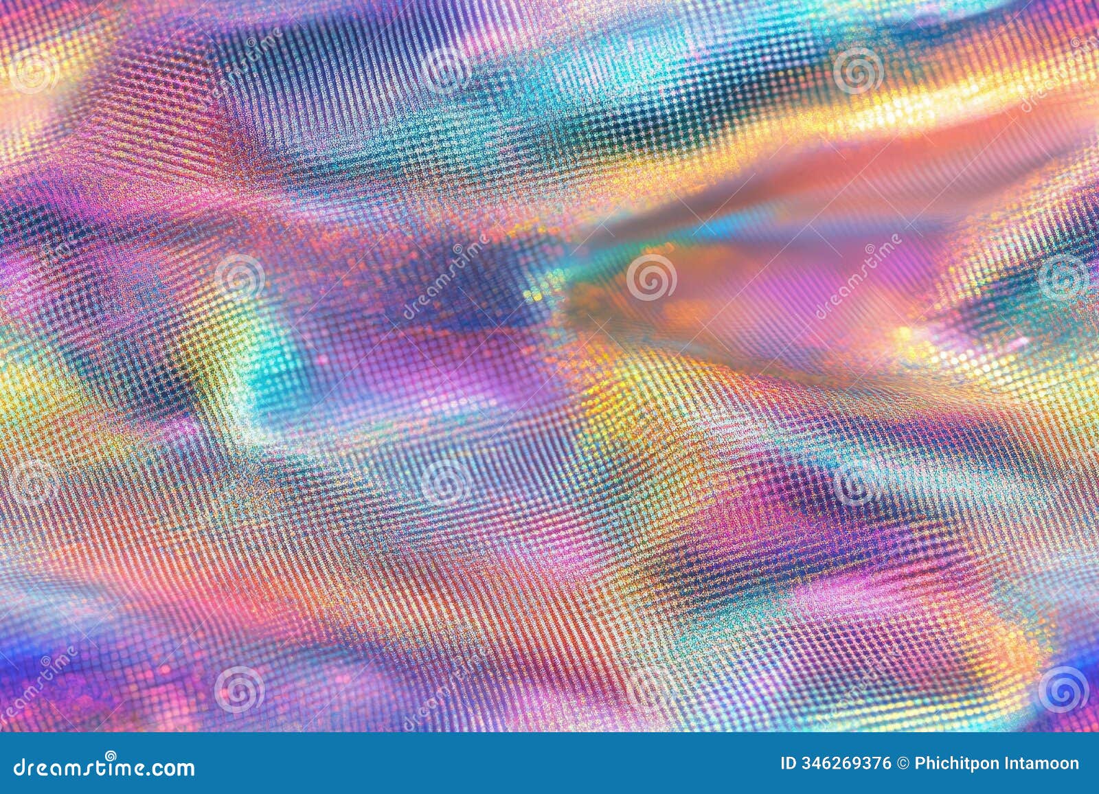 Rainbow Holographic Background with Metallic Pastel Colors and ...