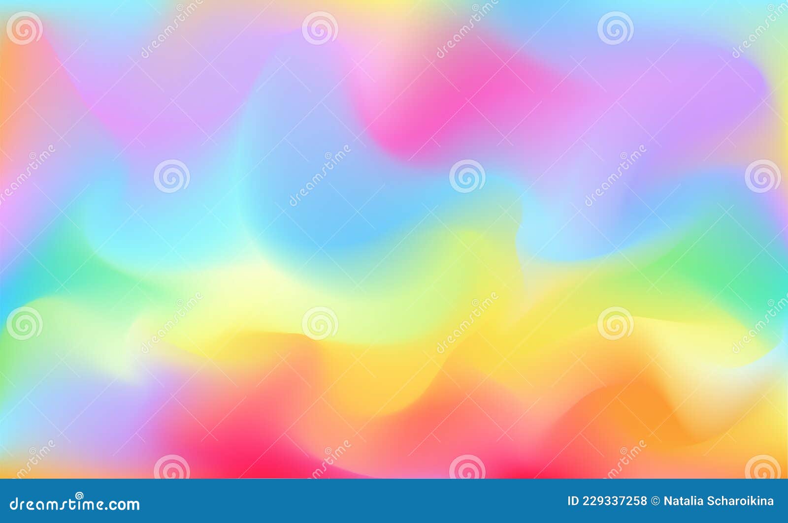 Rainbow Holographic Festive Abstract Background. Rainbow Gradient Stock ...