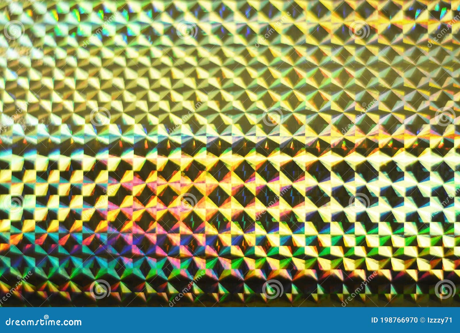 Rainbow Holographic Foil Pattern Stock Photo - Image of holography ...