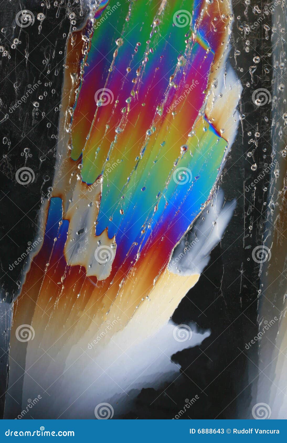 Rainbow of ice crystals stock image. Image of water, pattern - 6888643