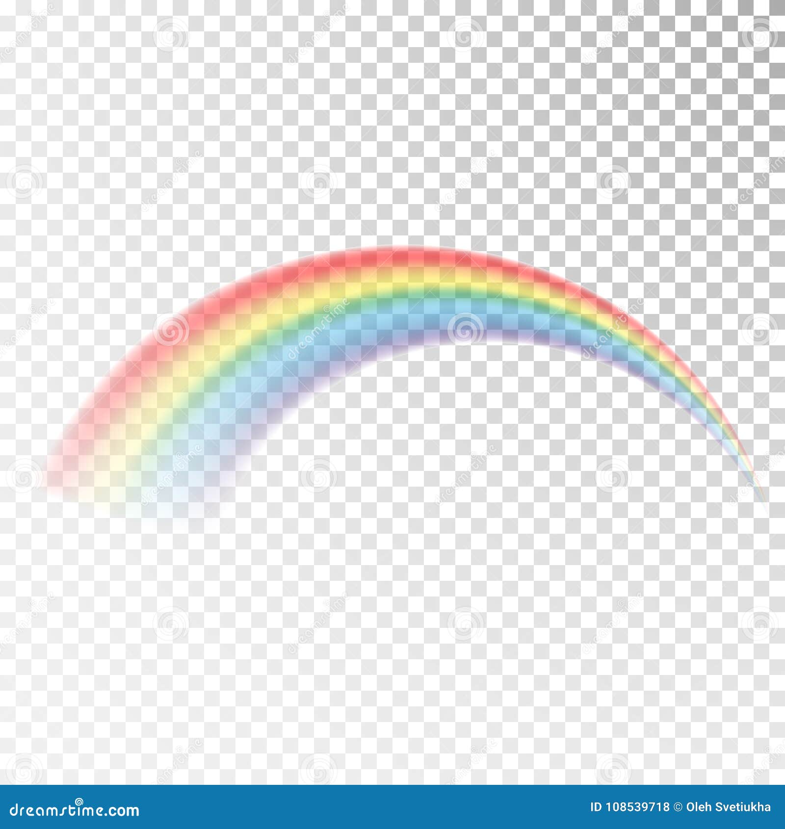 Rainbow Icon. Colorful Light and Bright Design Element for Decorative ...