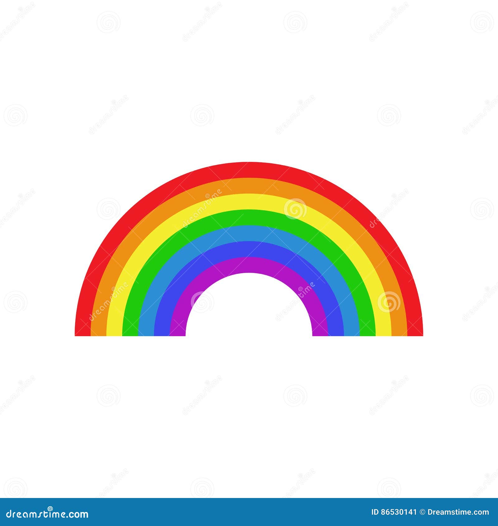 Rainbow Icon Vector. Trendy Flat Rainbow Icon From Brazilia Collection ...