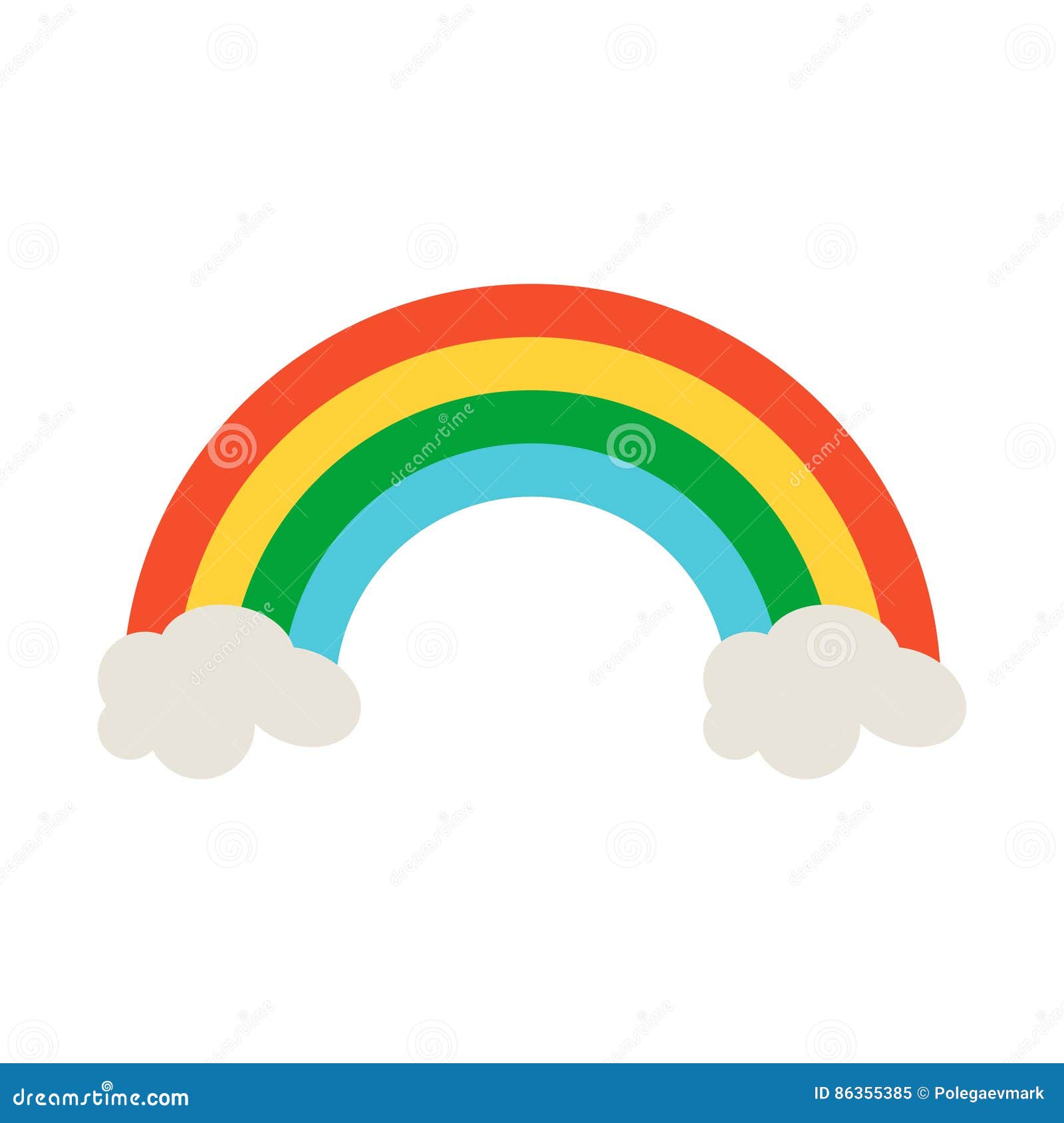 Rainbow Icon, Icon Cartoon | CartoonDealer.com #88302155