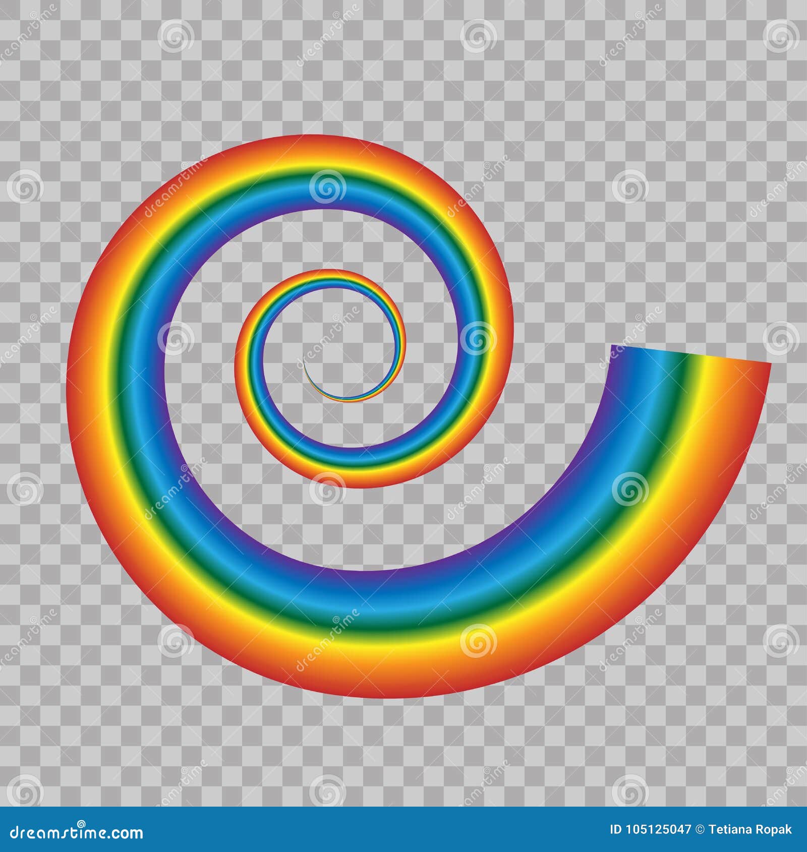 Rainbow Icon Isolated On Transparent Background. Spectrum Pattern ...