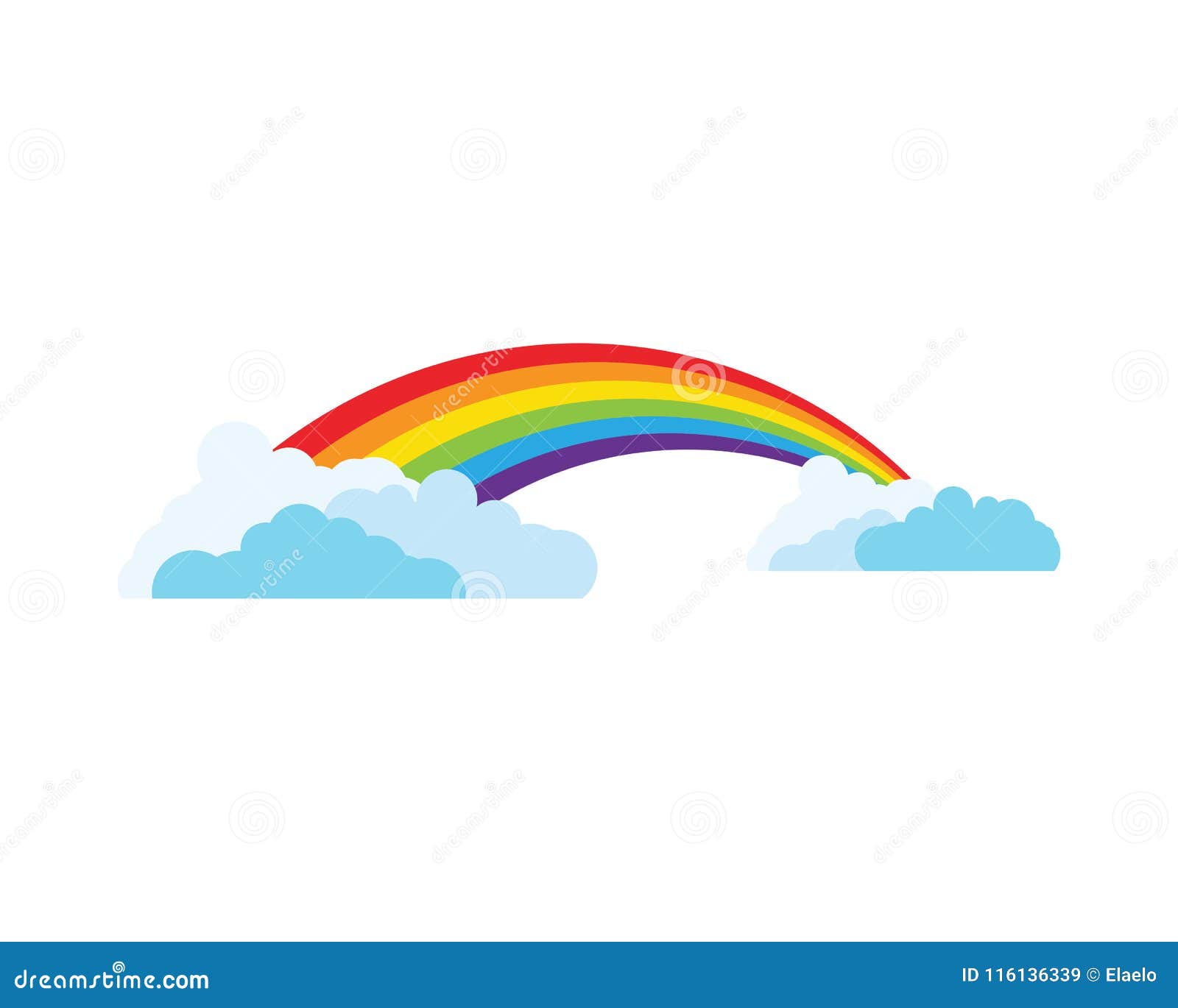 Rainbow Icon Template Vector Stock Vector - Illustration of graphic ...