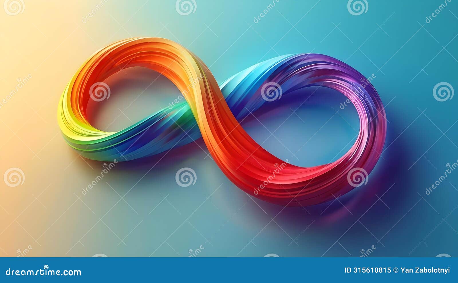 Neurodiversity ADHD Symbol. Rainbow Gradient Butterfly In The Shape Of ...