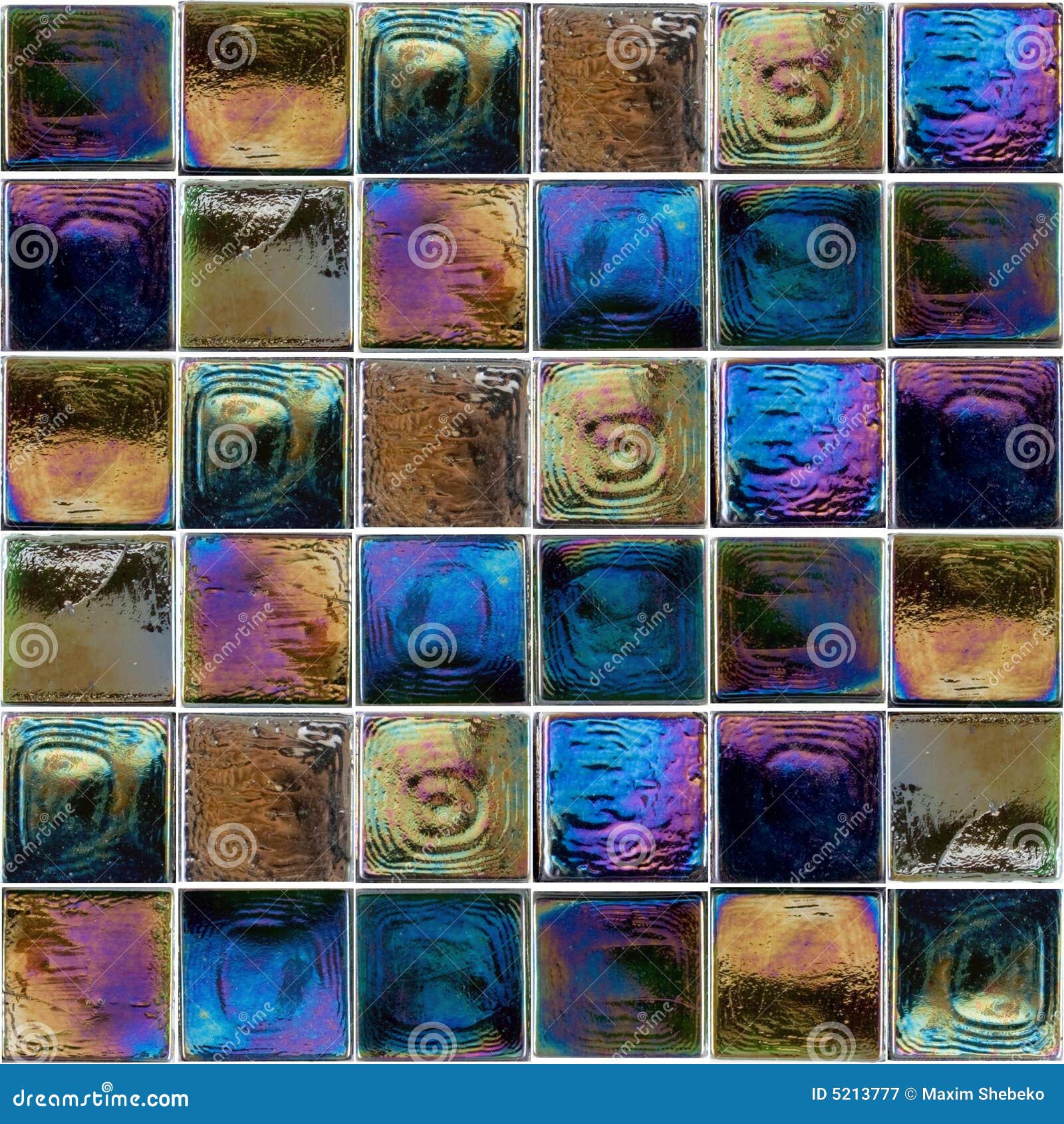 Rainbow Interior Glass Tiles Stock Image - Image of interior, surface ...