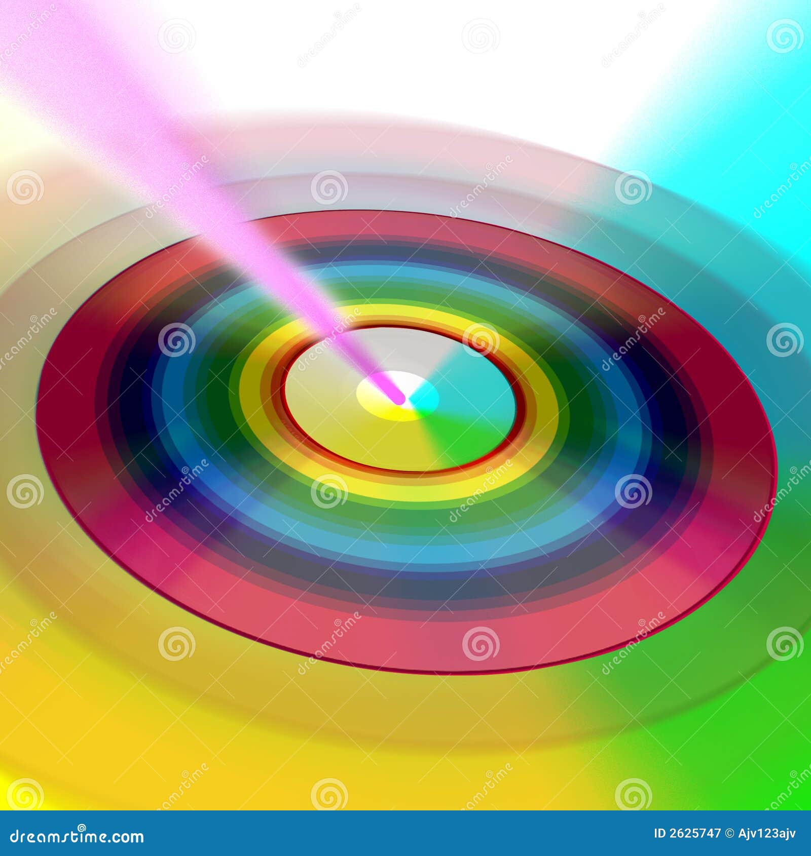 Rainbow internet stock illustration. Illustration of footprint - 2625747