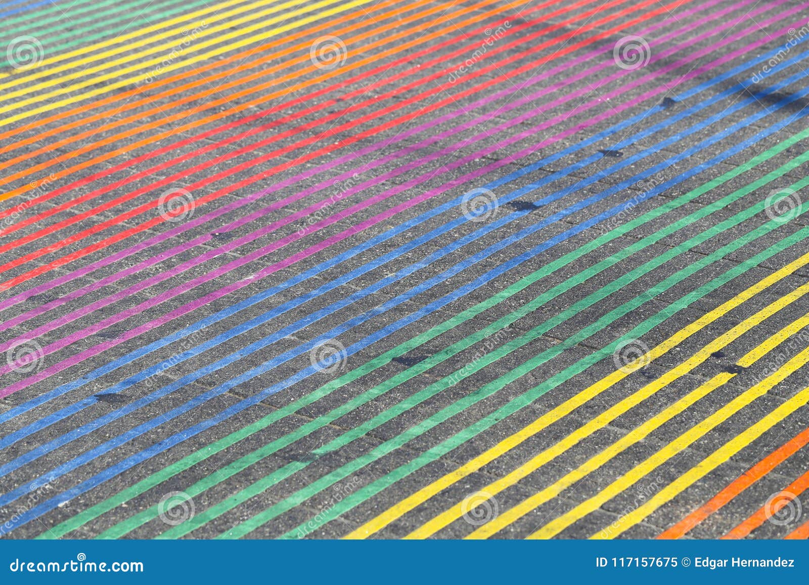 Rainbow Intersection, Castro District, California Stock Image - Image ...