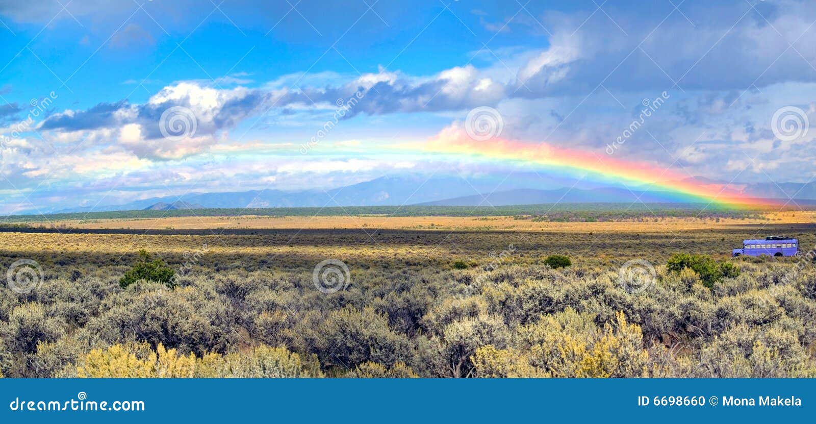 Rainbow landscape stock photo. Image of mountains, budget - 6698660