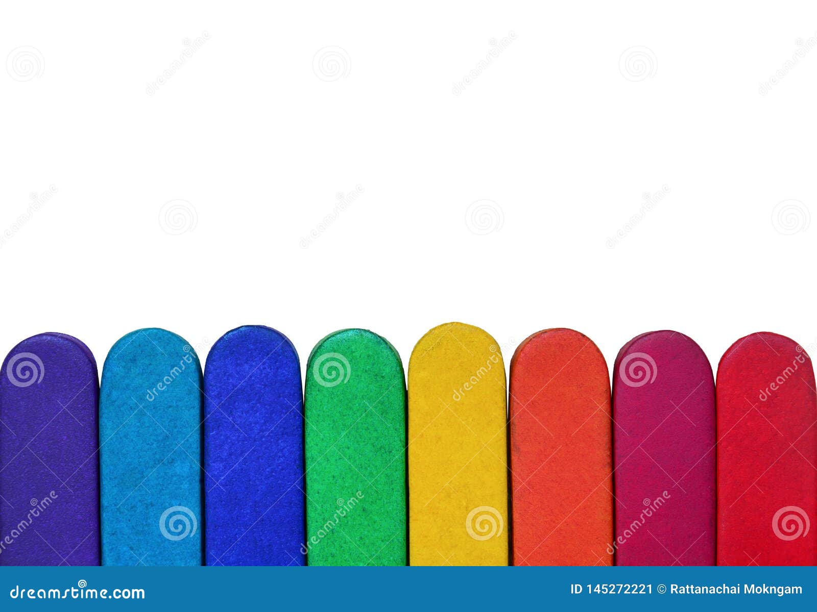Rainbow Leather Texture Isolated on White Background Stock Image ...