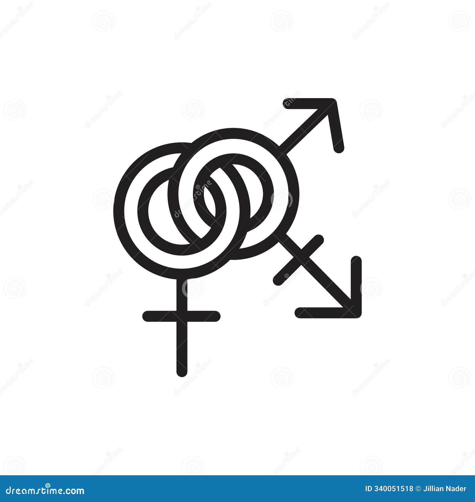 Rainbow LGBT Flag Icon Outline Vector for Web Ui Stock Vector ...