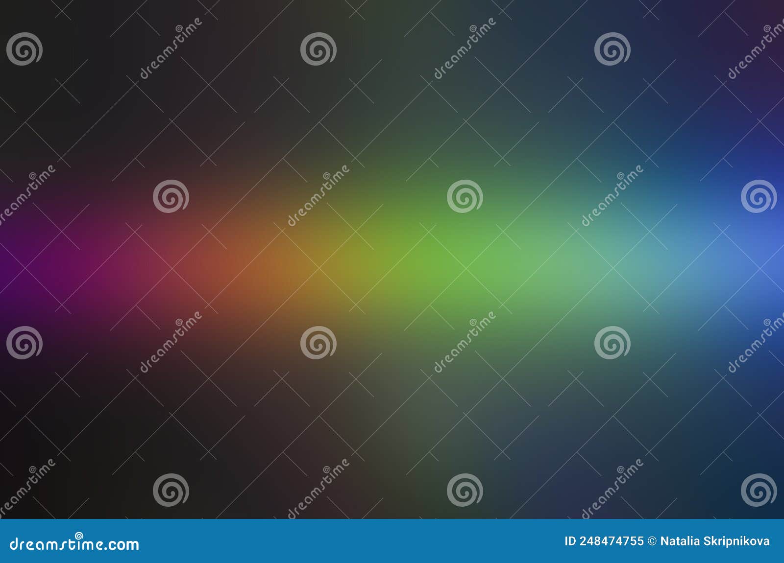 Rainbow Light, Blurry Glow. Abstraction Stock Image - Image of ...