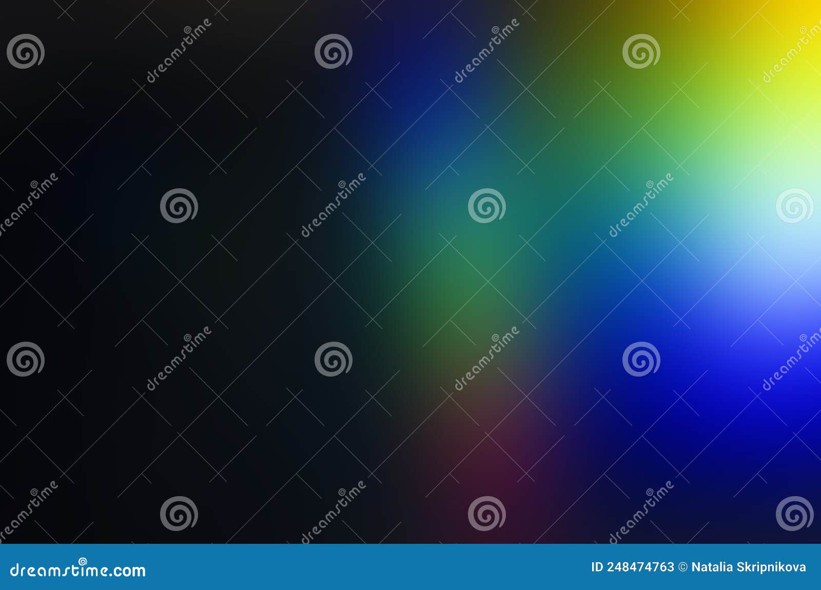 Rainbow Light, Blurry Glow. Abstraction Stock Image - Image of ...