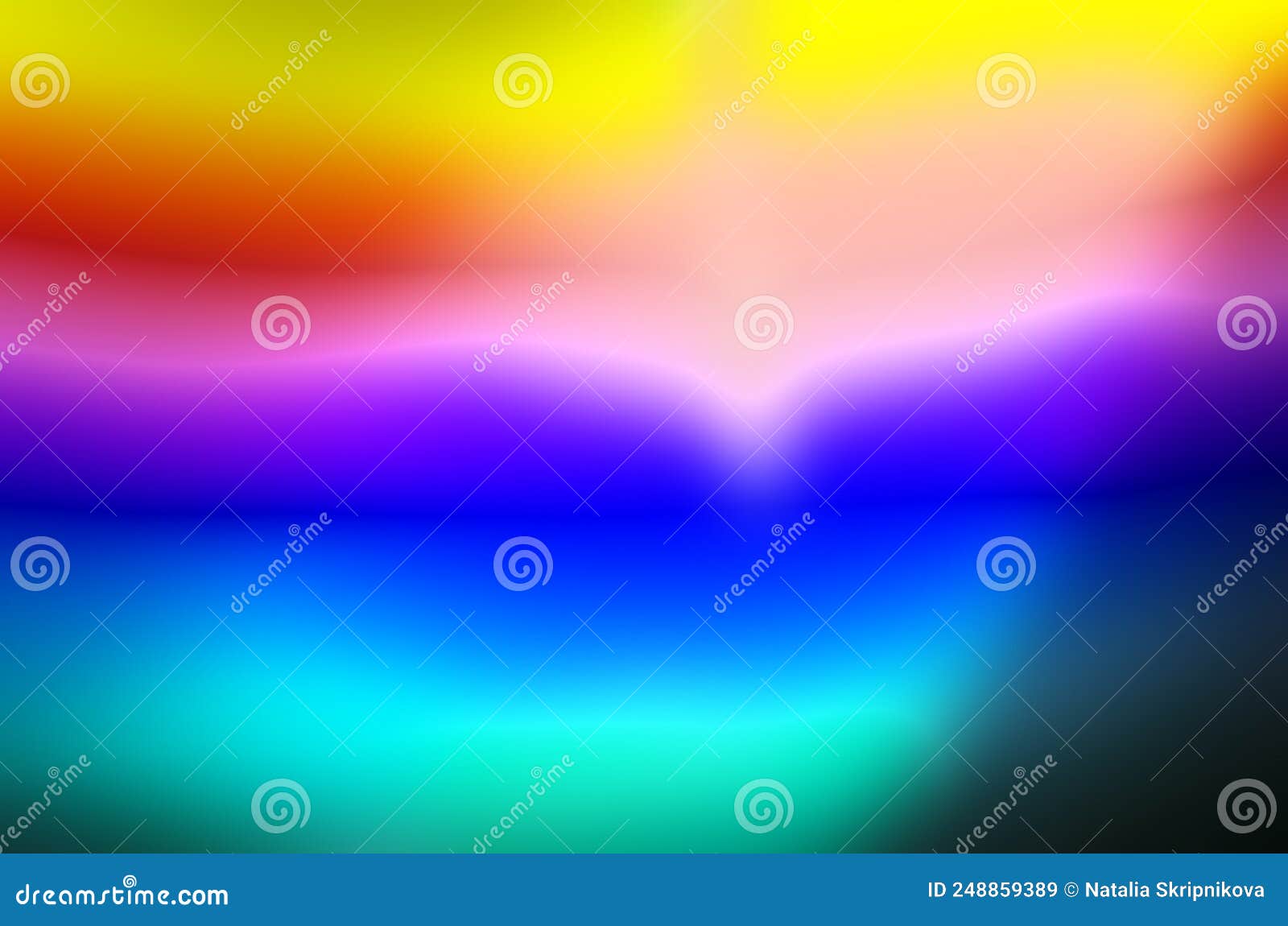 Rainbow Light, Blurry Glow. Abstraction Stock Image - Image of pattern ...