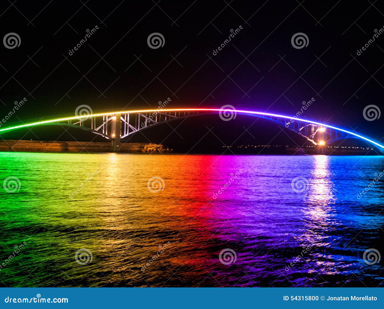 Rainbow Light Reflection on Water Stock Photo - Image of equipment ...