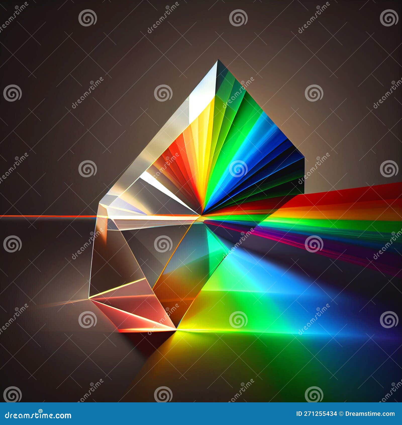 Refracting Prism Royalty-Free Cartoon | CartoonDealer.com #5735957
