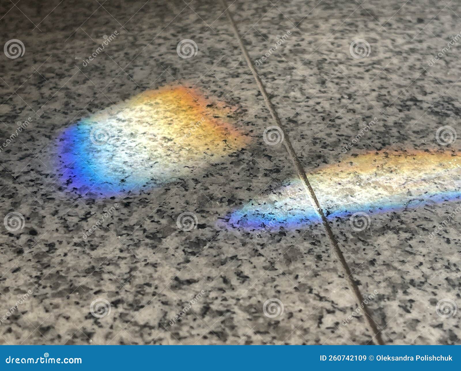 Sunlight Refracting on Grey Surface Stock Image - Image of refraction ...