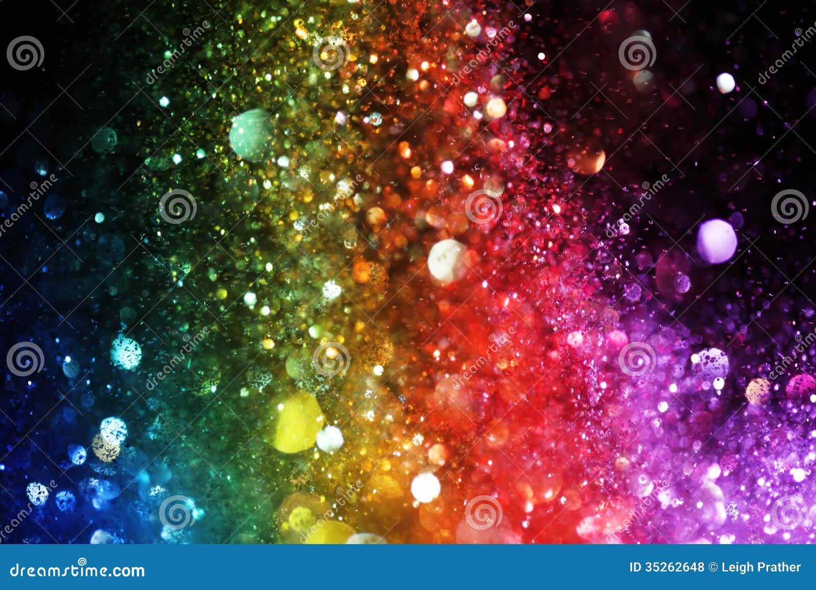 Rainbow of lights stock photo. Image of colourful, entertainment - 35262648