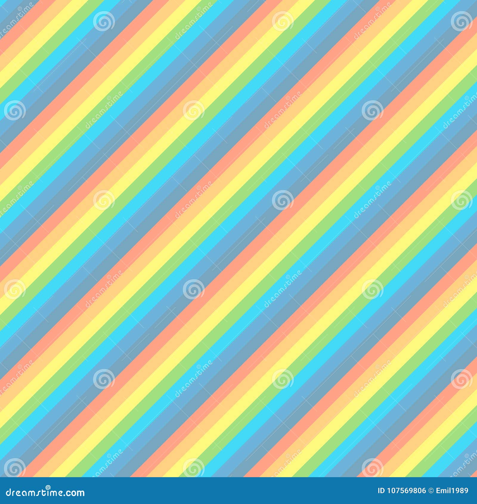 Rainbow line pattern stock vector. Illustration of design - 107569806