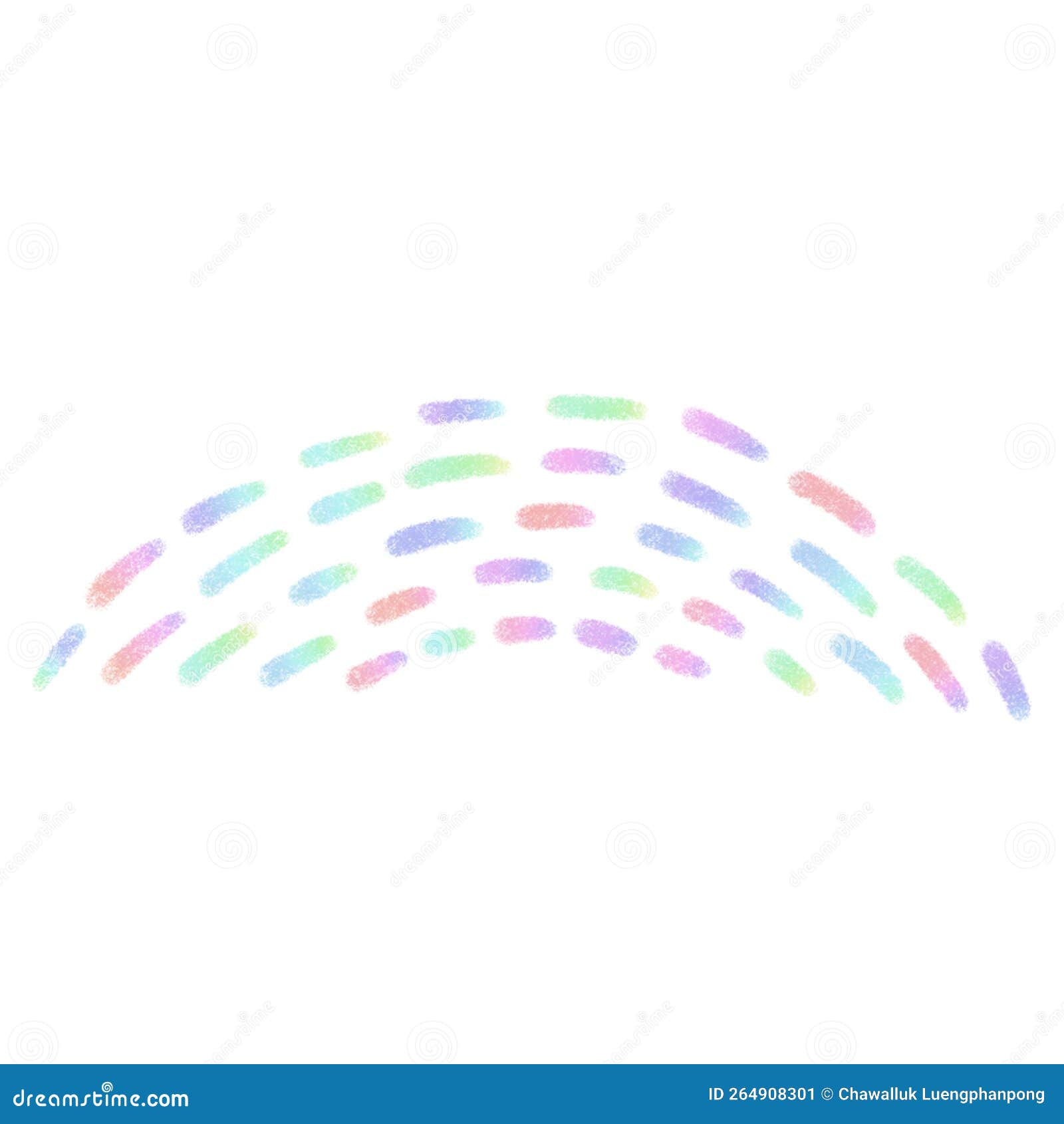 Rainbow Line Rainbow Illustrations Stock Illustration - Illustration of ...