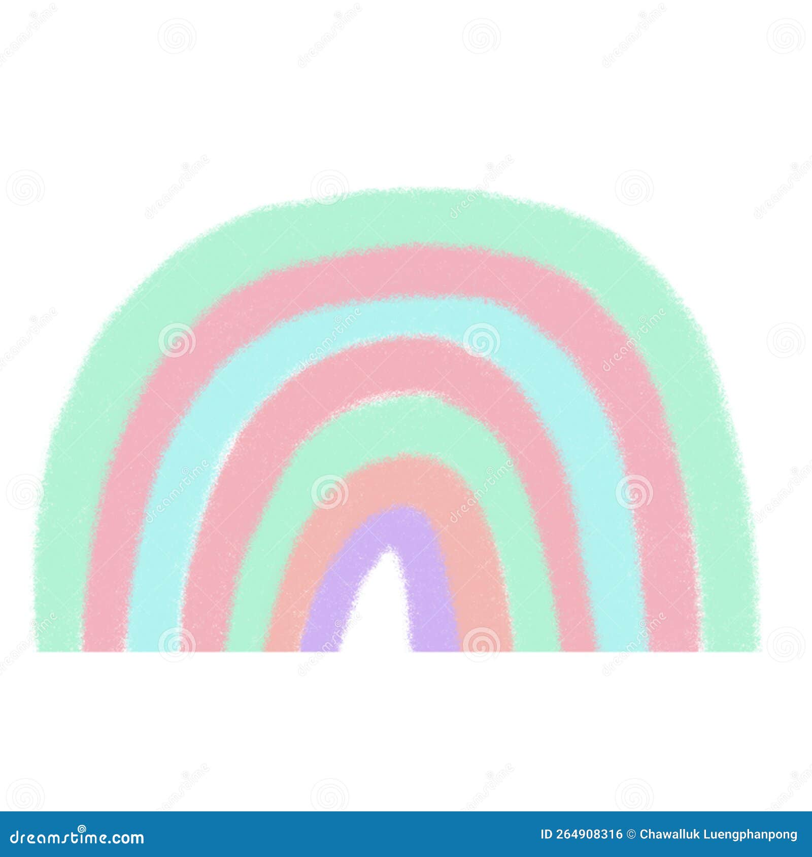 Rainbow Line Rainbow Illustrations Stock Illustration - Illustration of ...
