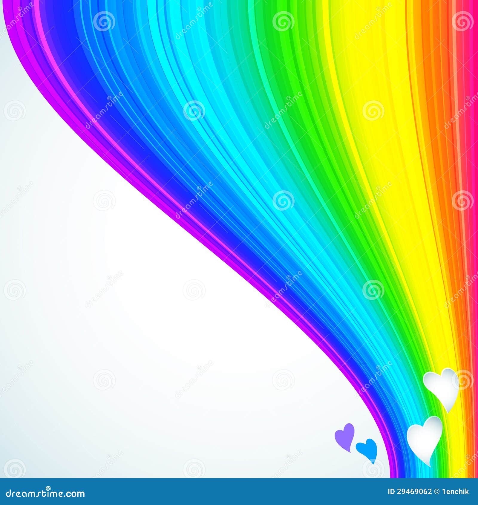 Rainbow Lines Background. Vector Illustration. Stock Vector ...