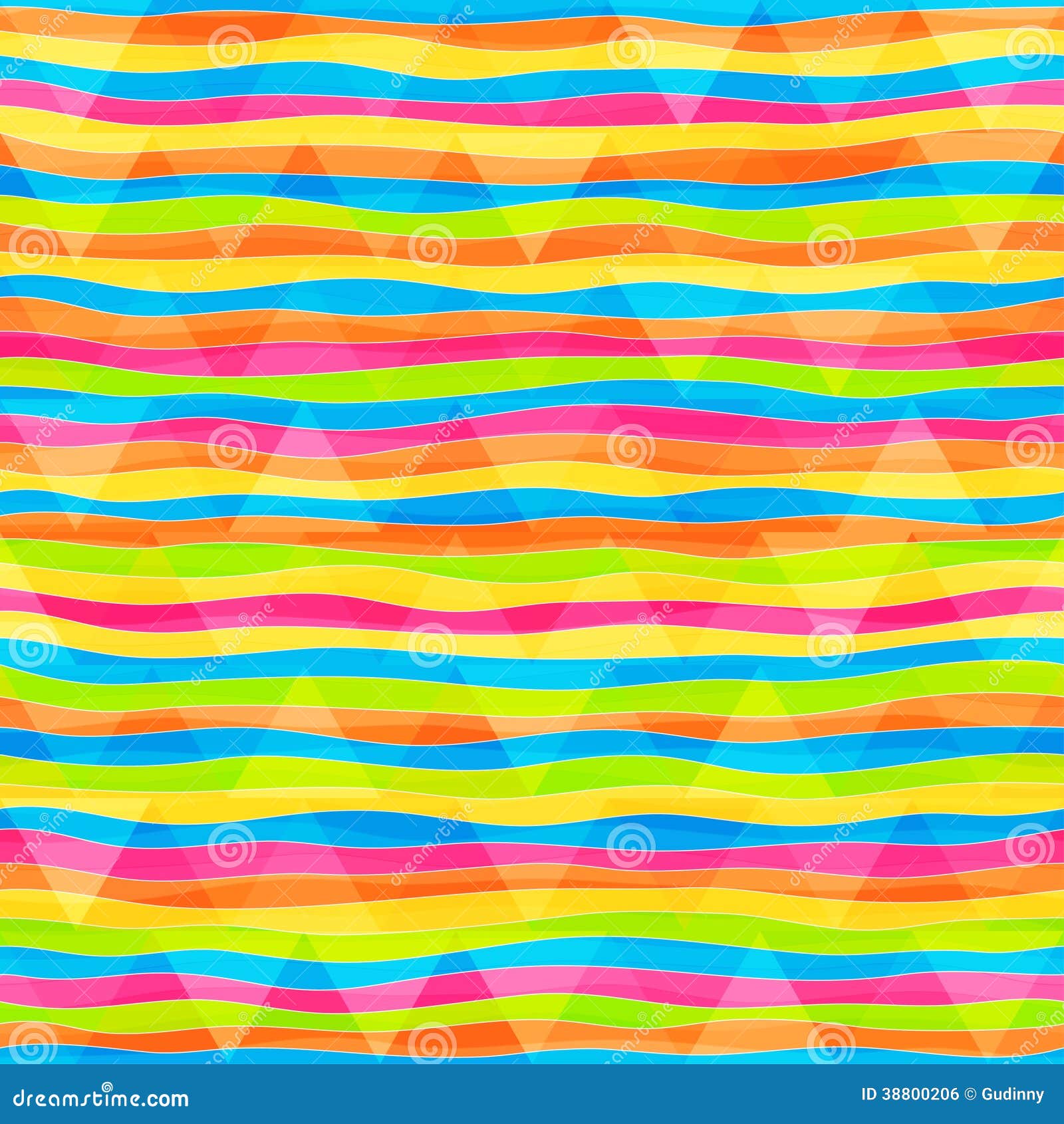 Rainbow Lines Seamless Pattern Stock Vector - Illustration of border ...