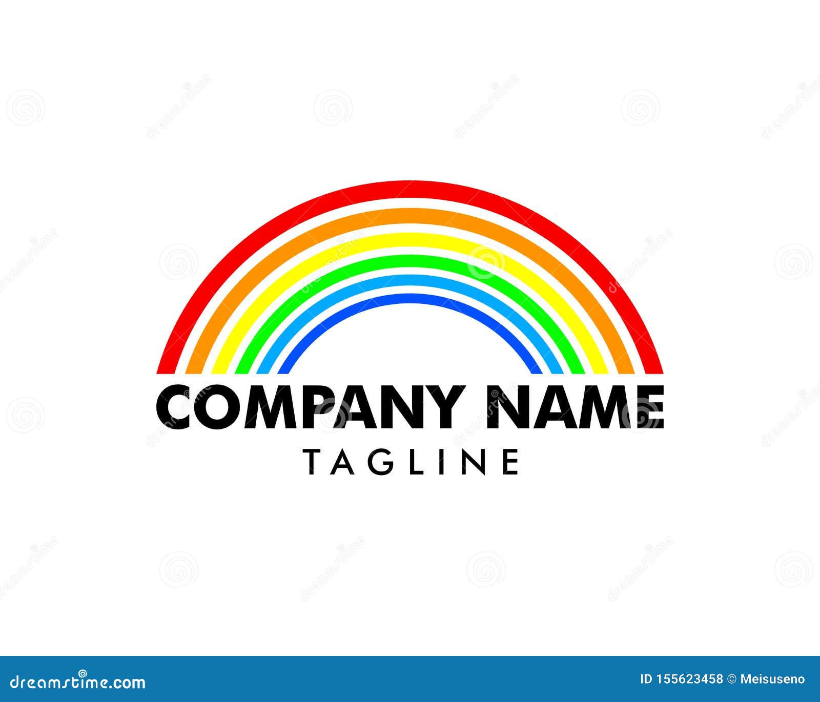 Rainbow Logo Name