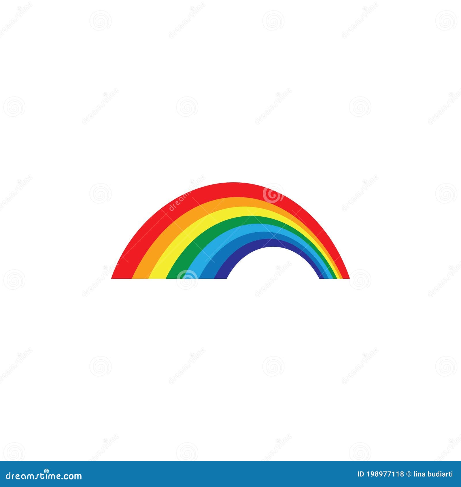 Rainbow logo stock vector. Illustration of geometric - 198977118