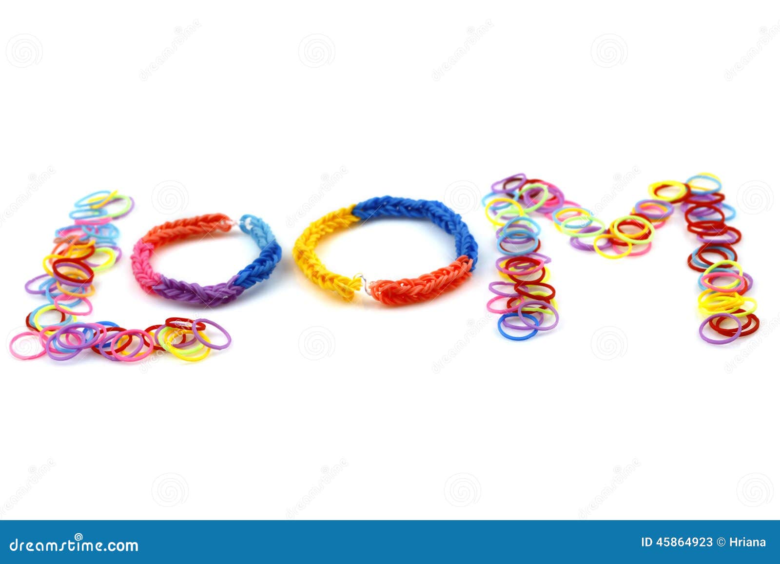 Rainbow Loom Bands Royalty-Free Stock Photo | CartoonDealer.com #45951303