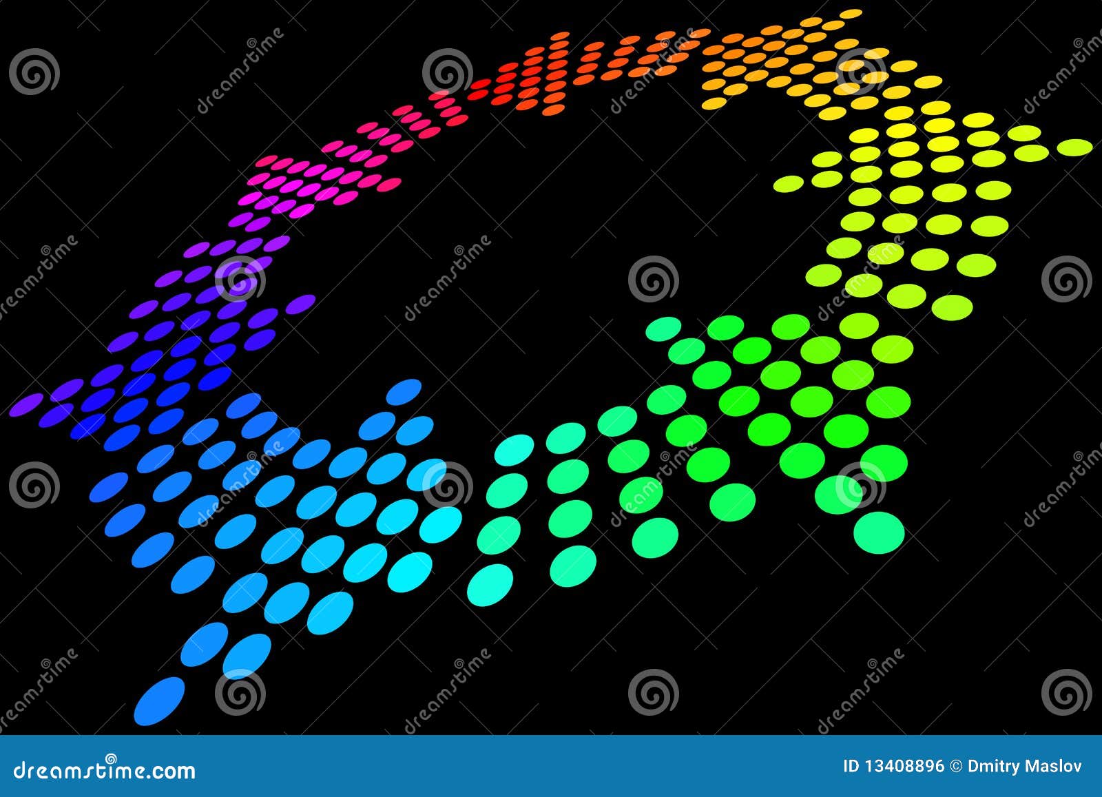 Rainbow Loop stock vector. Illustration of purple, hoop - 13408896