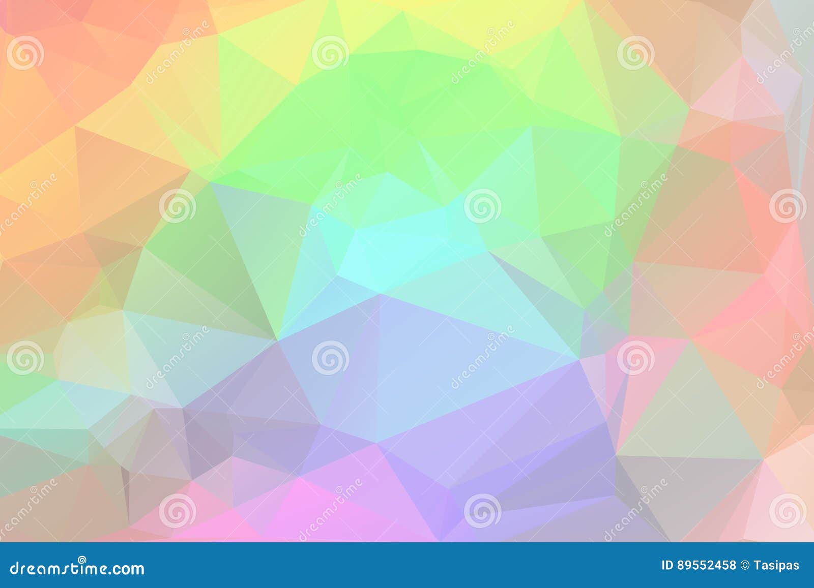 Rainbow Low Poly Background Stock Vector - Illustration of ornament ...
