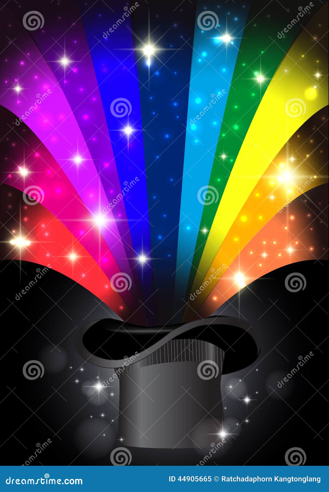 Rainbow Magic Colorful Abstract Background Stock Image - Image of ...