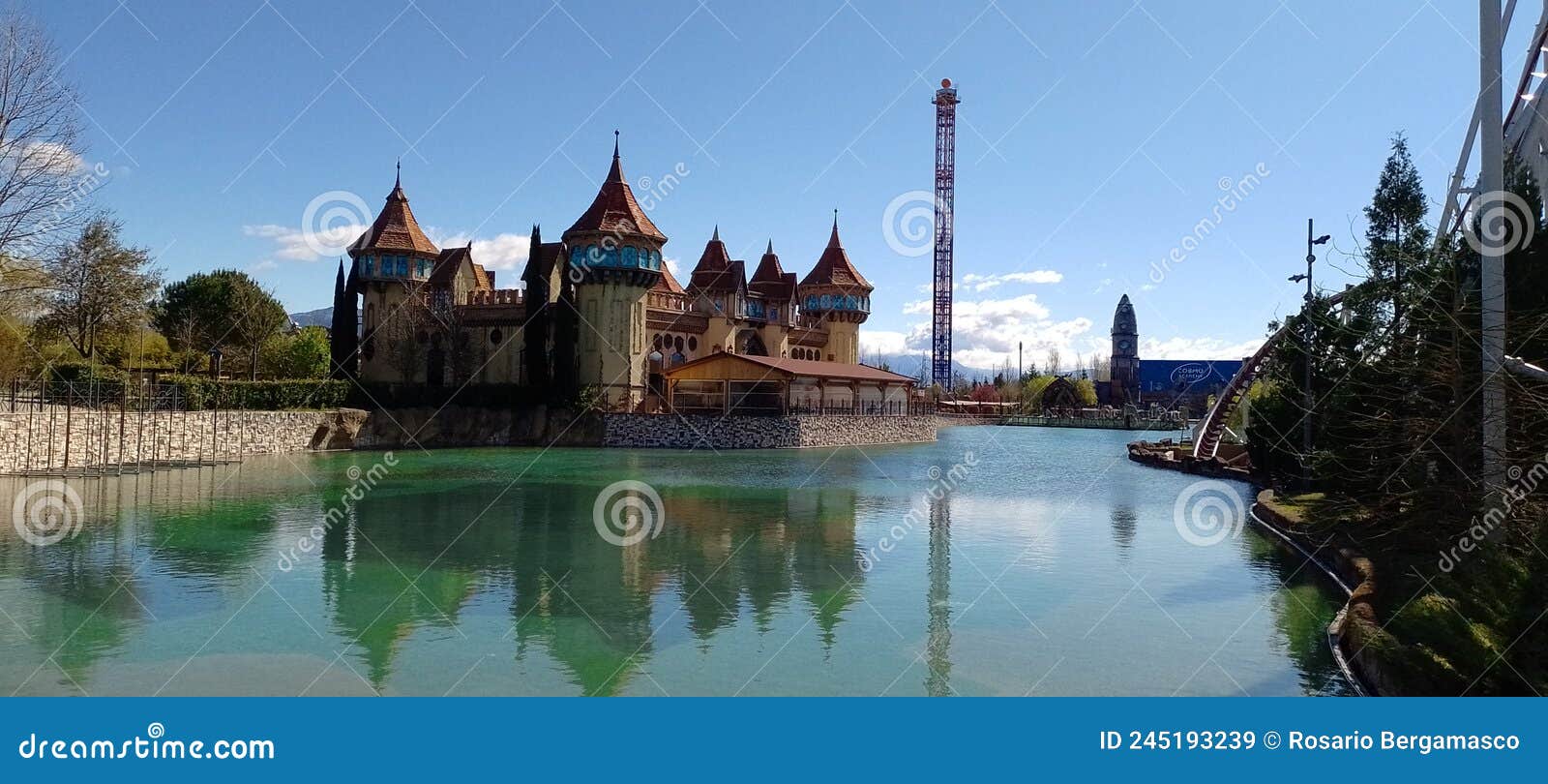 Rainbow Magicland Rome Italy Children Enjoi Stock Image - Image of ...
