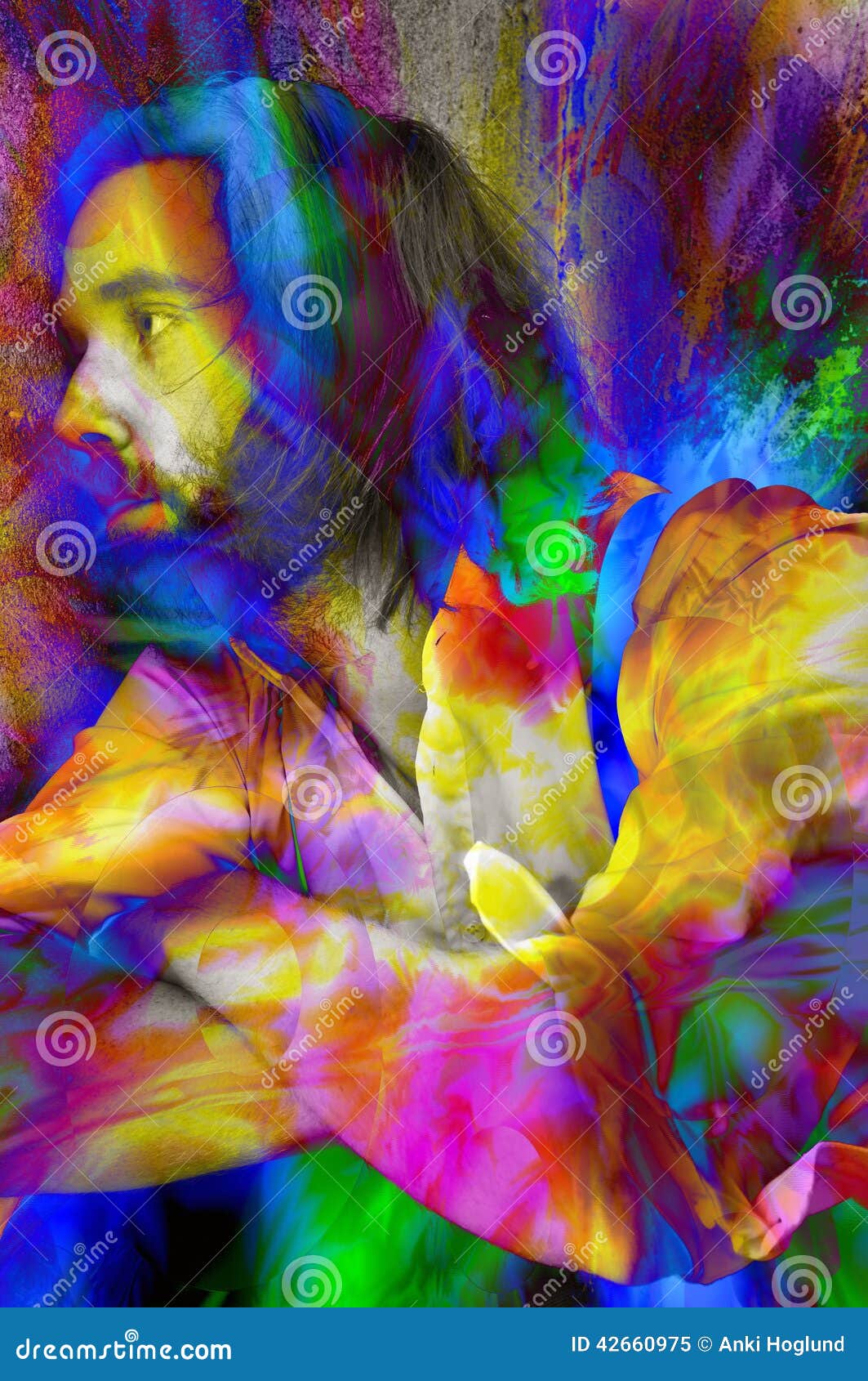 Rainbow Man Royalty-Free Stock Photo | CartoonDealer.com #42660975