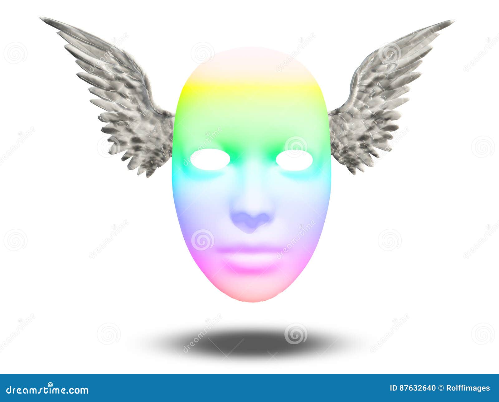 Rainbow masks stock illustration. Illustration of rainbow - 87632640