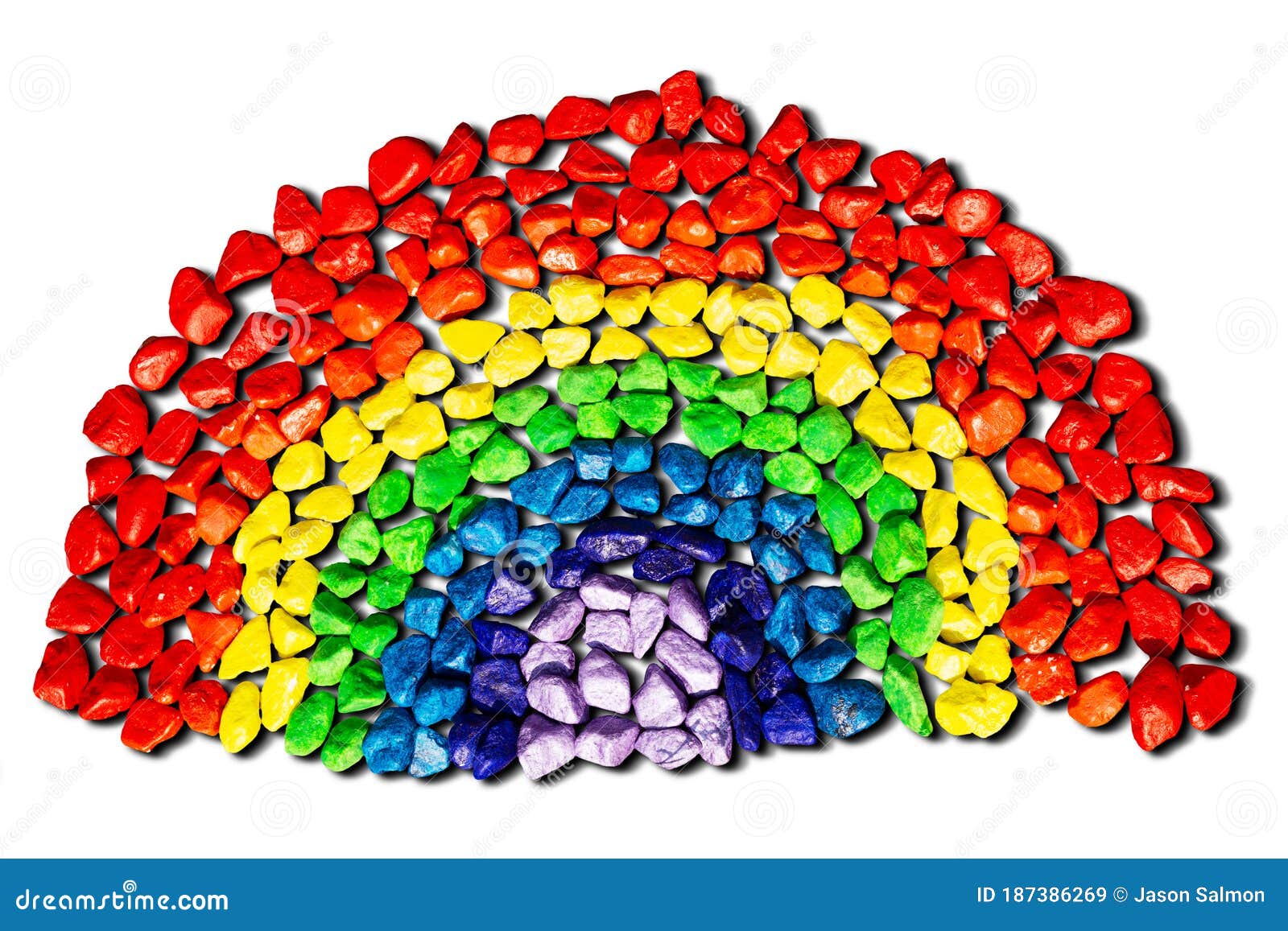 Rainbow a message of hope stock image. Image of colorful - 187386269