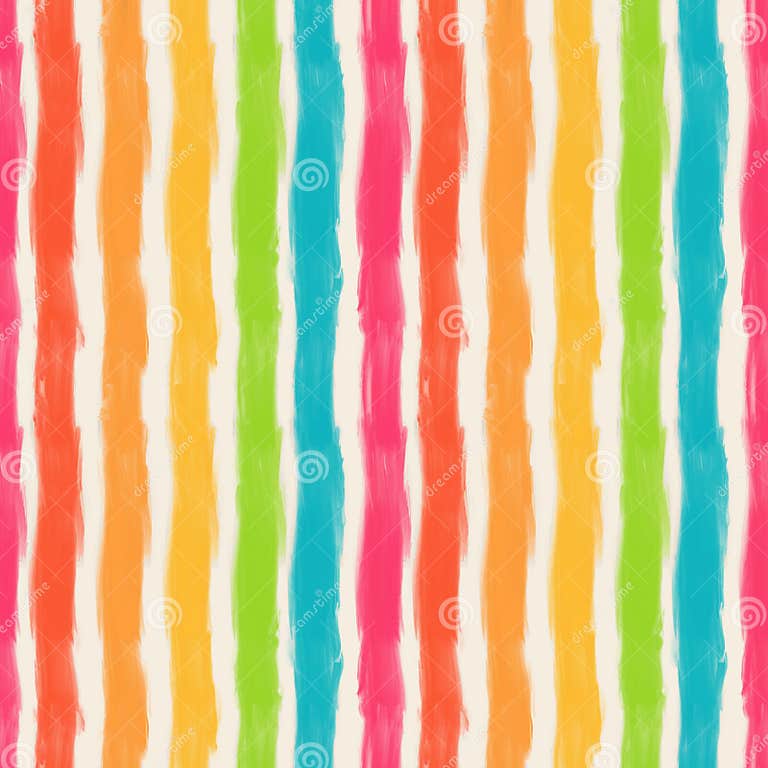 Rainbow Messy Striped Repeating Pattern Tile Stock Illustration ...