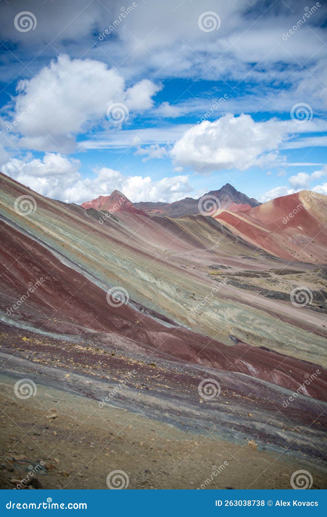 Rainbow mountain, Peru stock photo. Image of peru, rock - 263038738