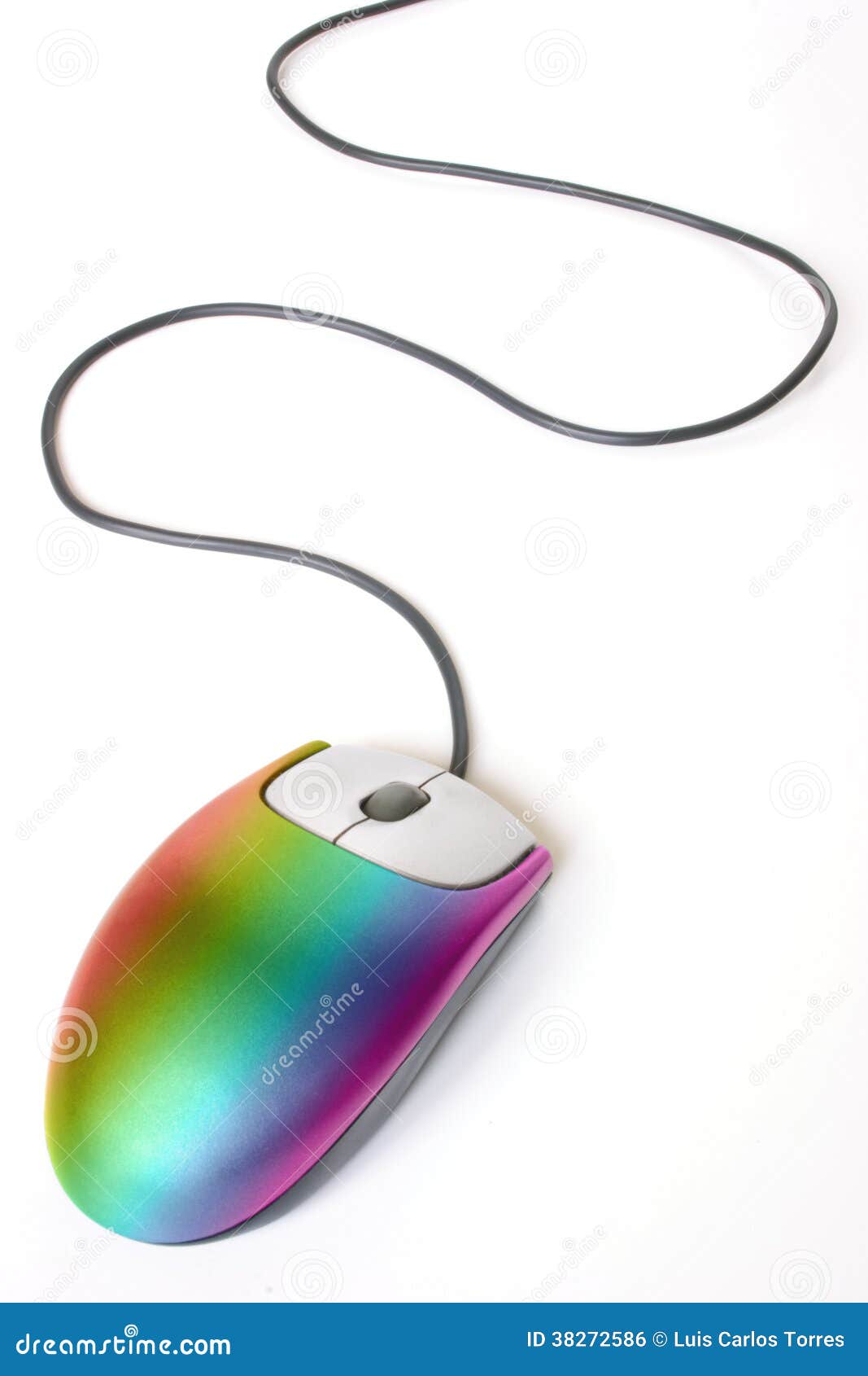 Rainbow Mouse stock photo. Image of button, united, input - 38272586