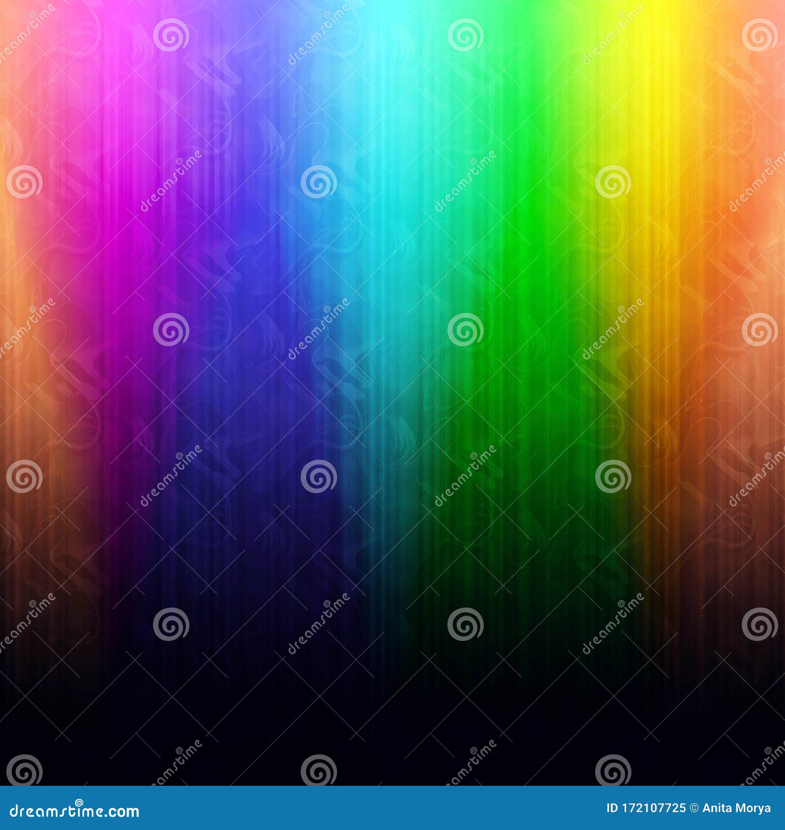 Rainbow Multi Colored Gradient Vertical Background Stock Illustration ...