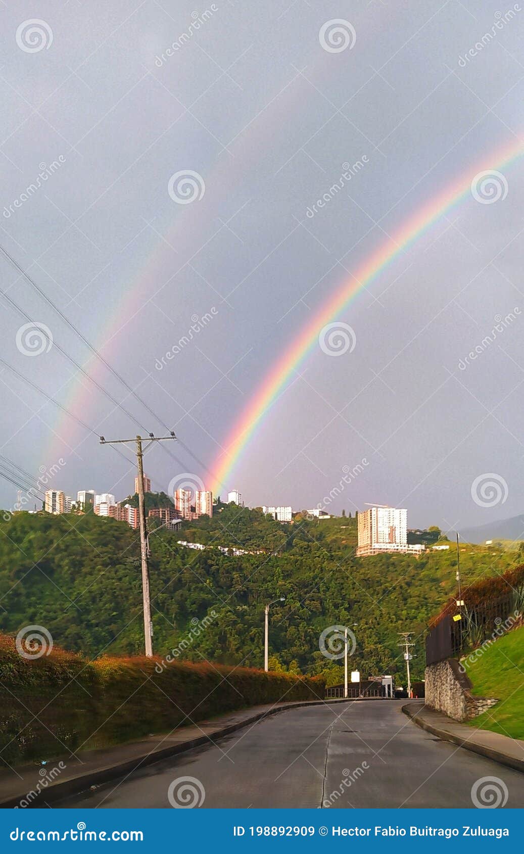 Rainbow Mun is Perfect but Two are the Power of God in Us Stock Image ...
