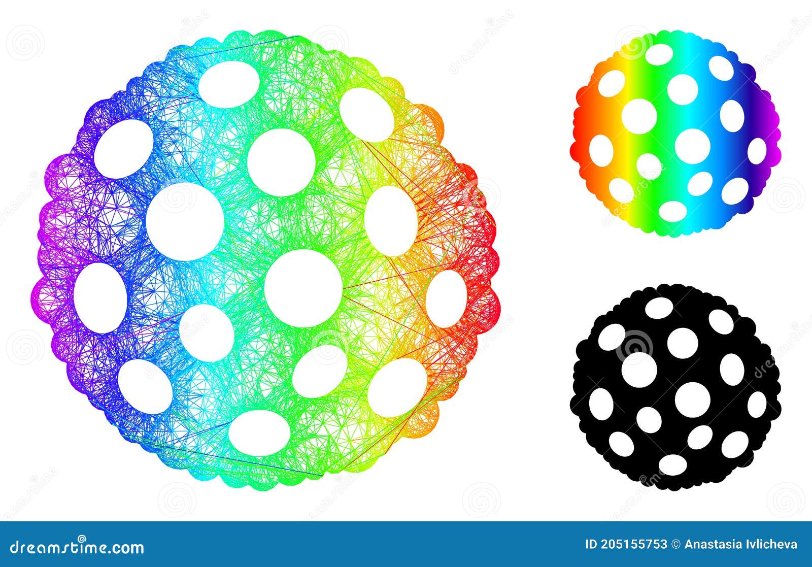 Bacterium Spore Mosaic Of Bacterium Spore Icons And Original Icon ...