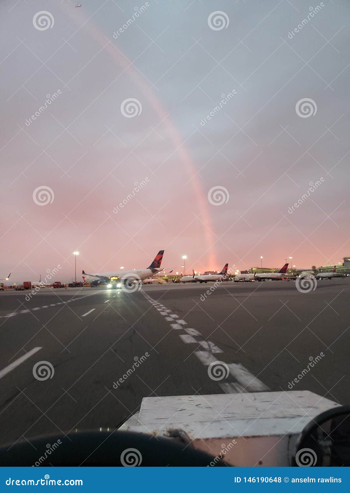 Rainbow Nice View Outside Work Editorial Stock Photo - Image of rainbow ...