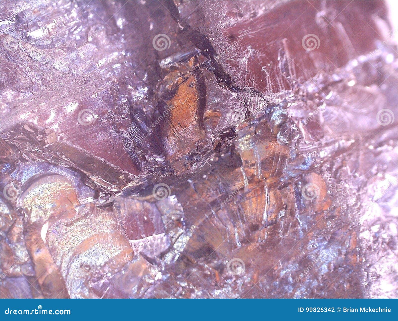 Rainbow Obsidian Under Microscope Stock Photo - Image of obsidian ...