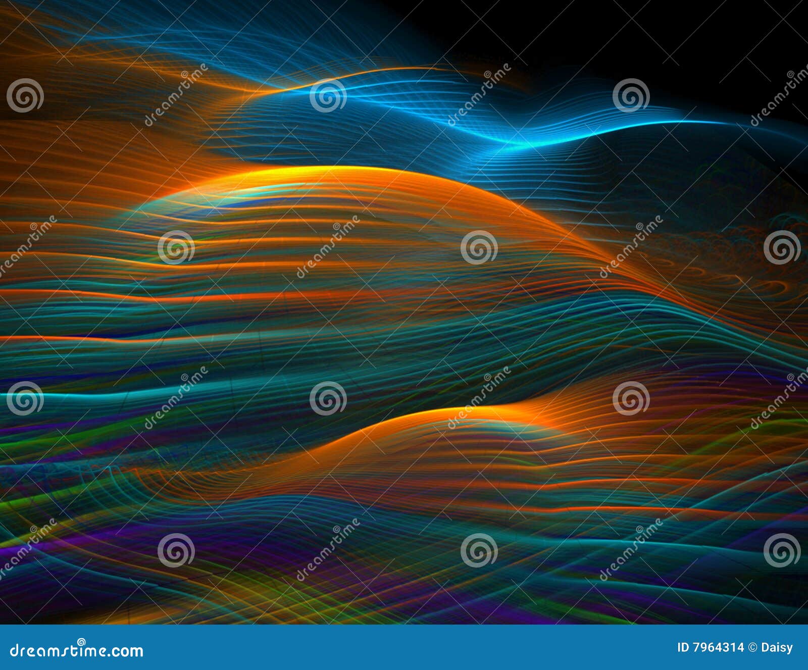 Rainbow Ocean Waves Stock Images - Image: 7964314